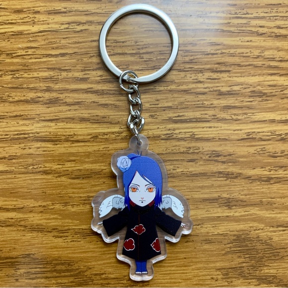 Accessories | Naruto Akatsuki Konan Acrylic Keychain | Poshmark
